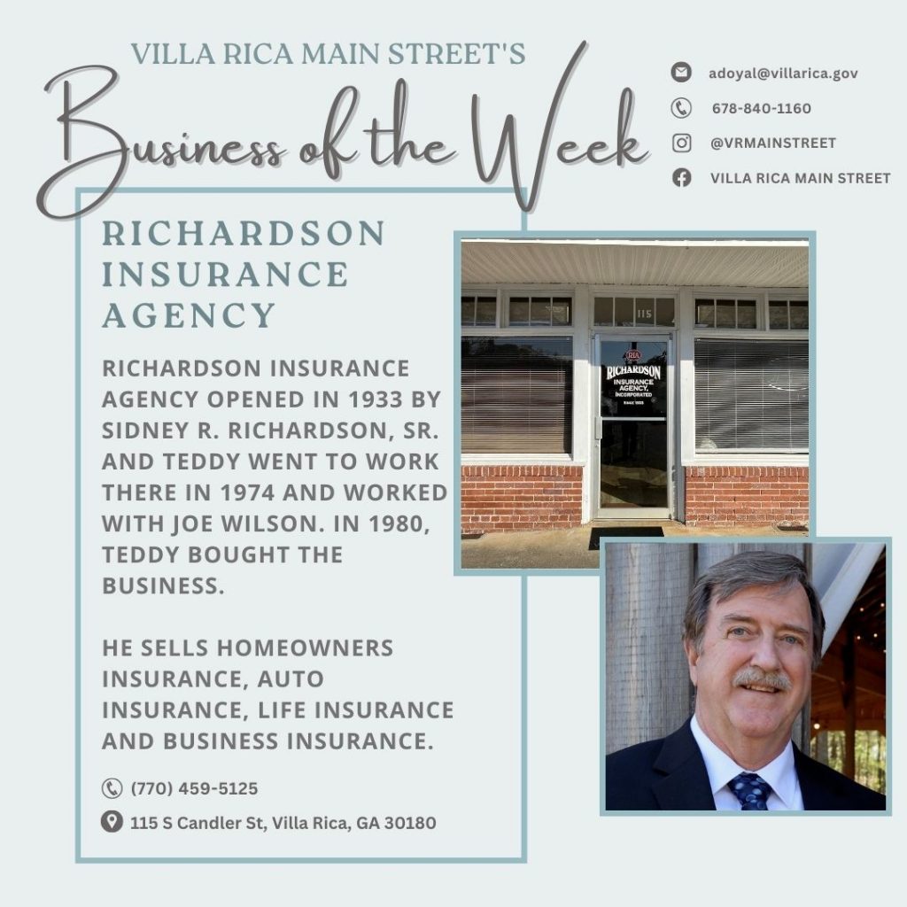 Business Spotlight of the Week: Richardson Insurance Agency – March 27-31